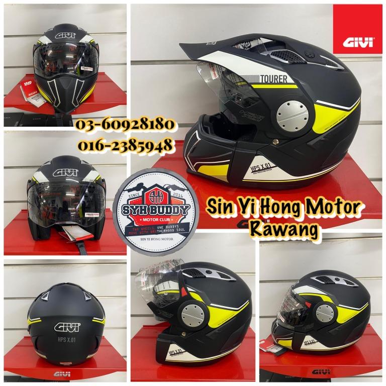 HELMET GIVI MODEL X.01 TOURER 4 IN 1, Auto Accessories on Carousell