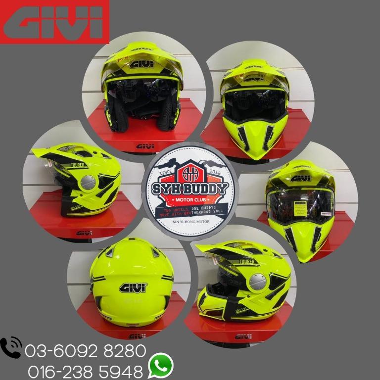 HELMET GIVI MODEL X.01 TOURER 4 IN 1, Auto Accessories on Carousell