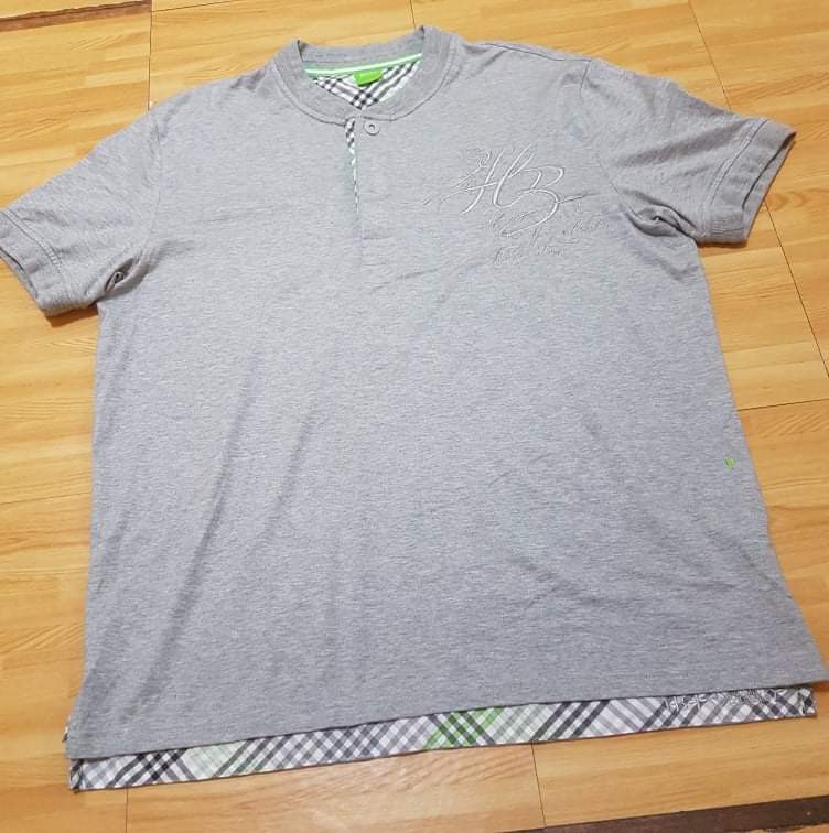 Hugo Boss Chinese Collar (original), Men's Fashion, Tops & Sets, Formal ...