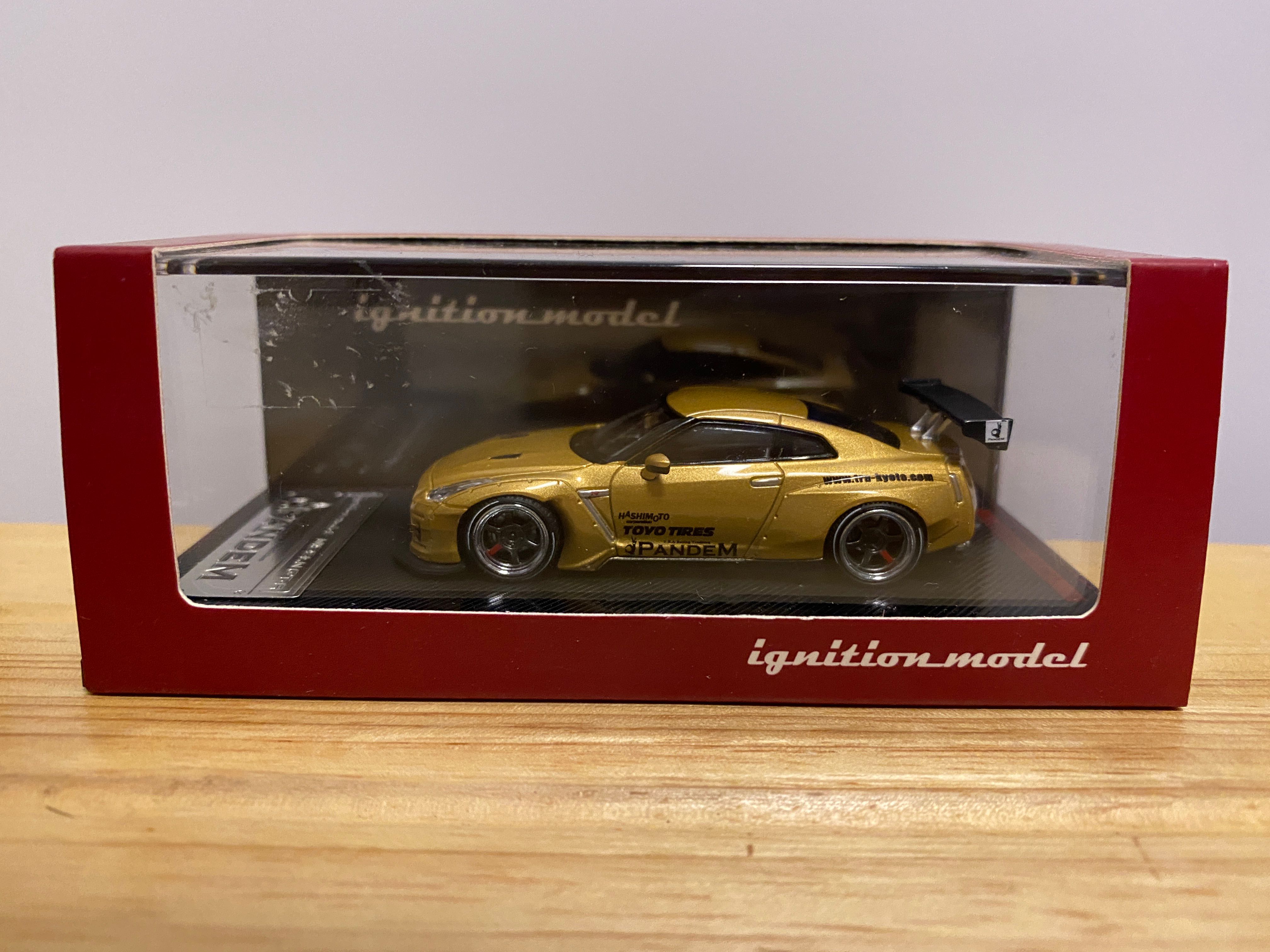 1/64 IG Ignition model Nissan Skyline GT-R GTR R35 Gold IG1744 日產 not ...