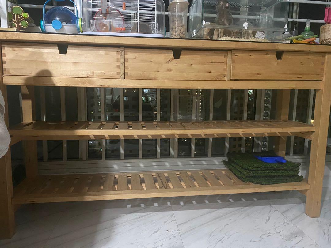 Ikea counter table, Furniture & Home Living, Furniture, Tables & Sets ...