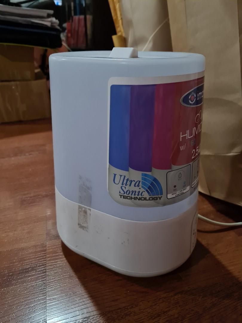 Imarflex Air Humidifier with LED Mood Light 2.5L, TV & Home Appliances ...