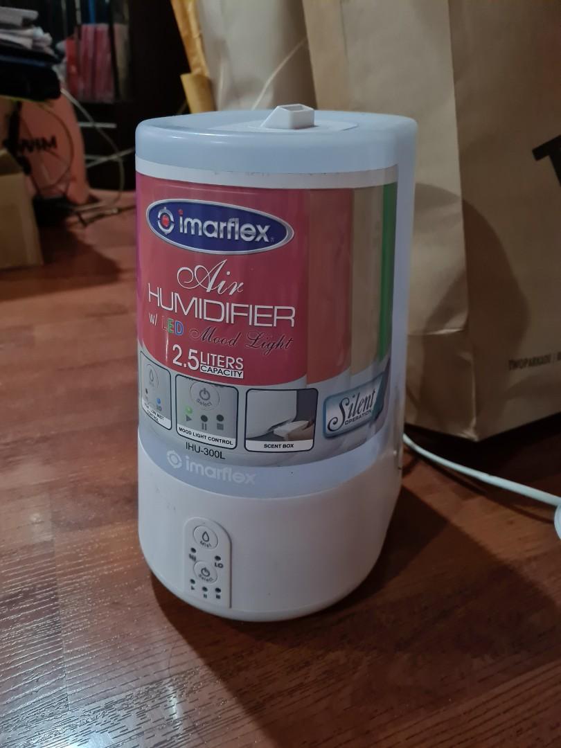 Imarflex Air Humidifier with LED Mood Light 2.5L, TV & Home Appliances ...