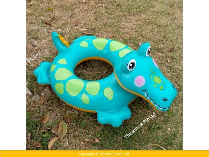 INTEX Alligator Big Animal Inflatable Swim Ring FOR 3 - 6 YEARS OLD ...