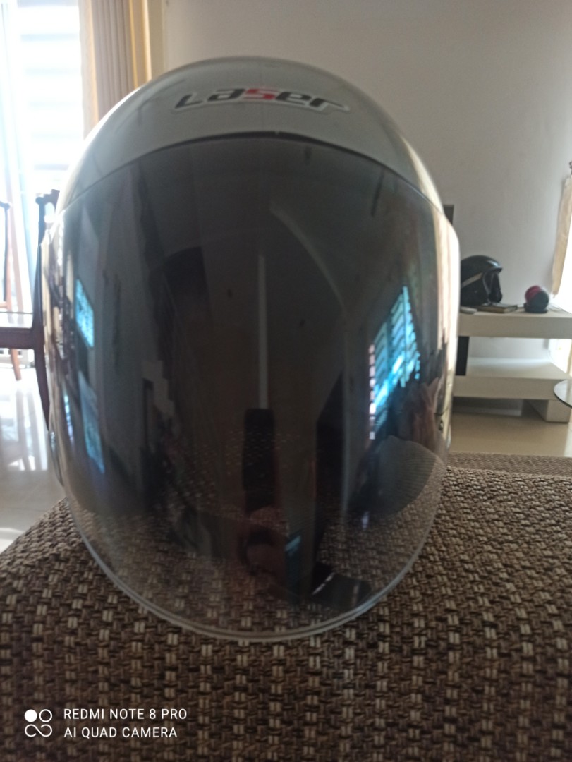 Laser Helmet Motorcycle motor, Motorbikes on Carousell