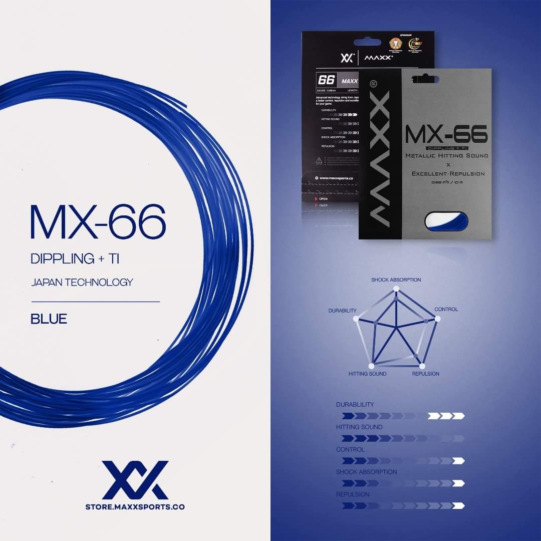 Maxx Badminton Strings MX-66, Sports Equipment, Sports & Games, Racket ...