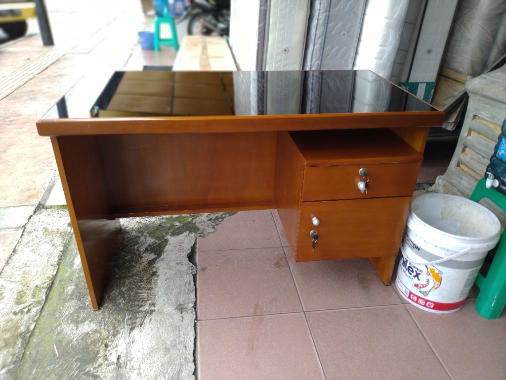 Meja Kerja Meja Komputer Meja Belajar Meja Laptop panjang 120 ...