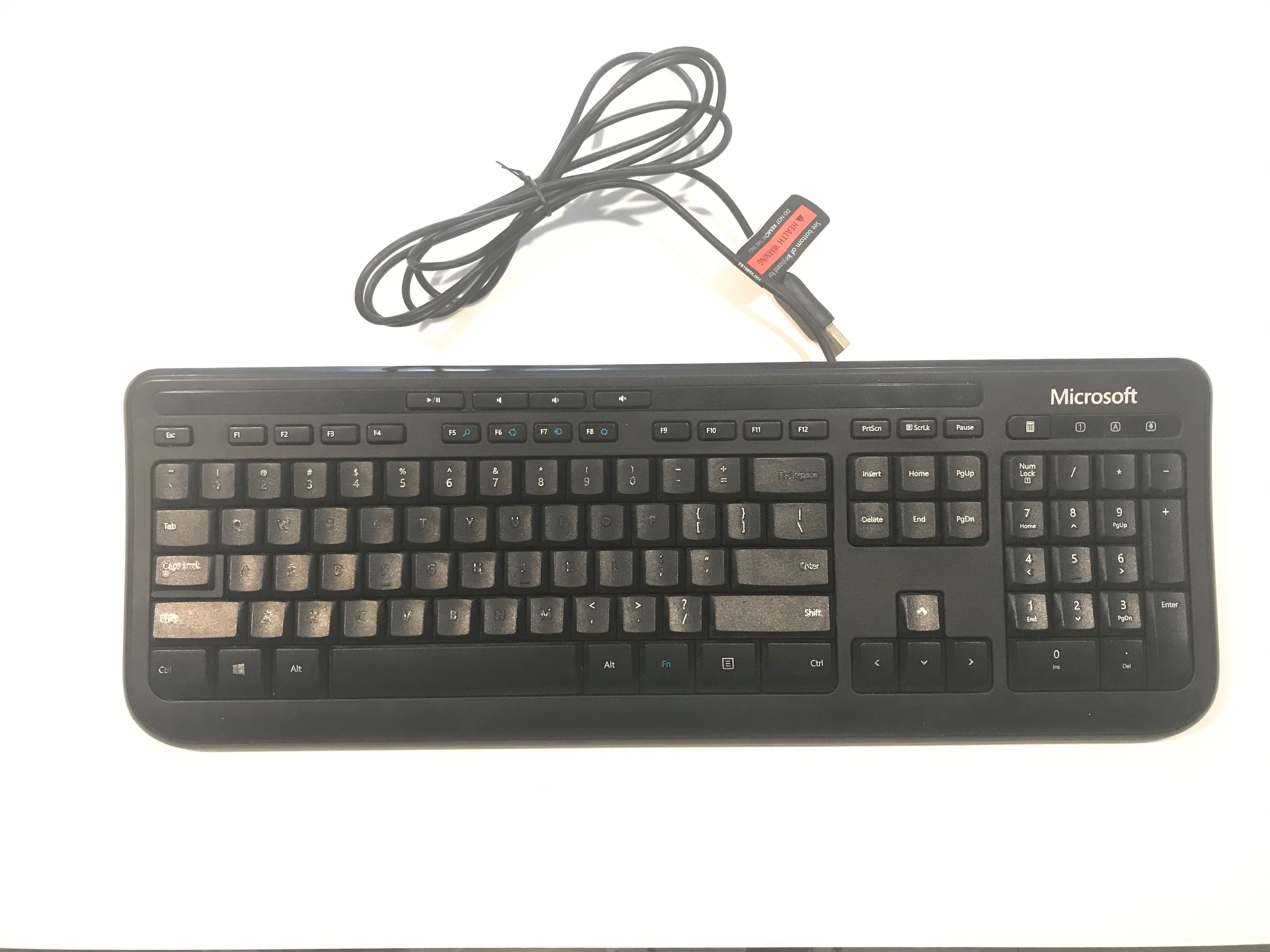 Microsoft wired keyboard 600, Computers & Tech, Parts & Accessories ...