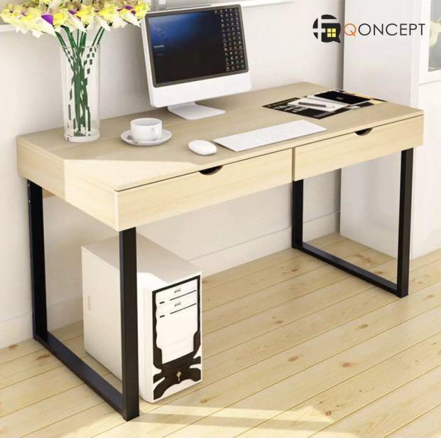 Minimalist Study Table, Furniture & Home Living, Furniture, Tables ...