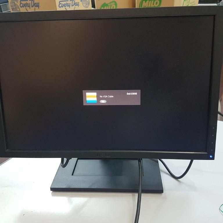 Monitor 19 inch LCD DELL E1910, Computers & Tech, Parts & Accessories, Computer Parts on Carousell