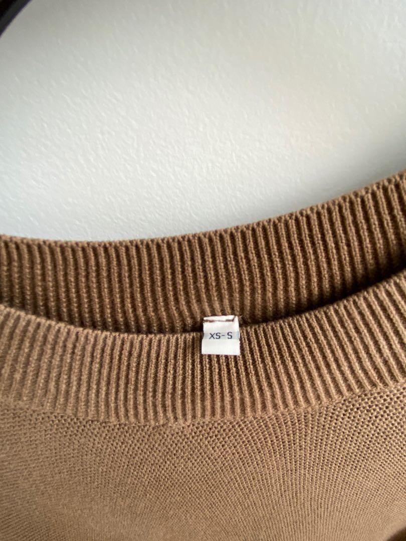 Muji Brown Top, Women's Fashion, Tops, Blouses on Carousell