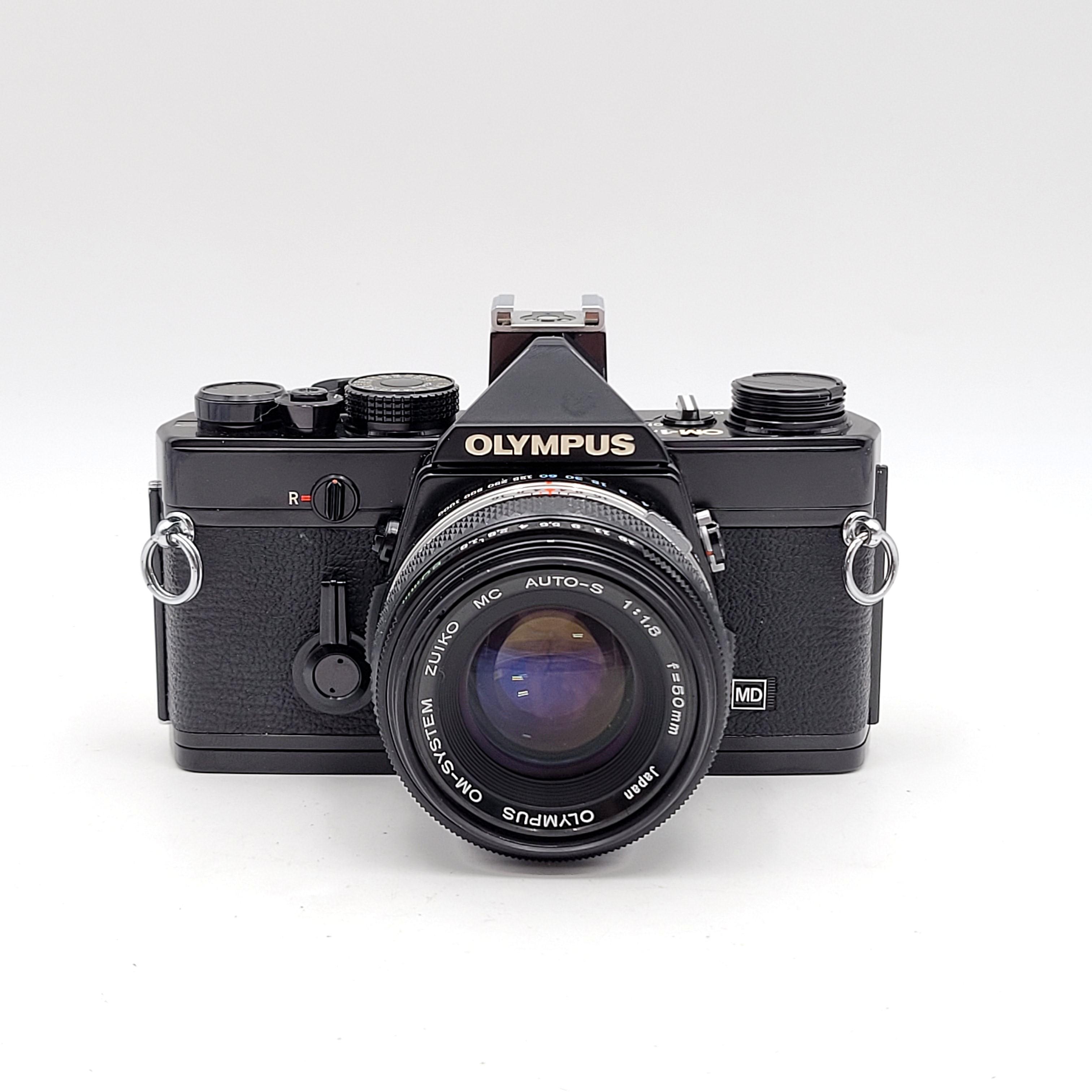 [RARE] Black Olympus OM1n + 50mm F1.8 2 Million serial number ...