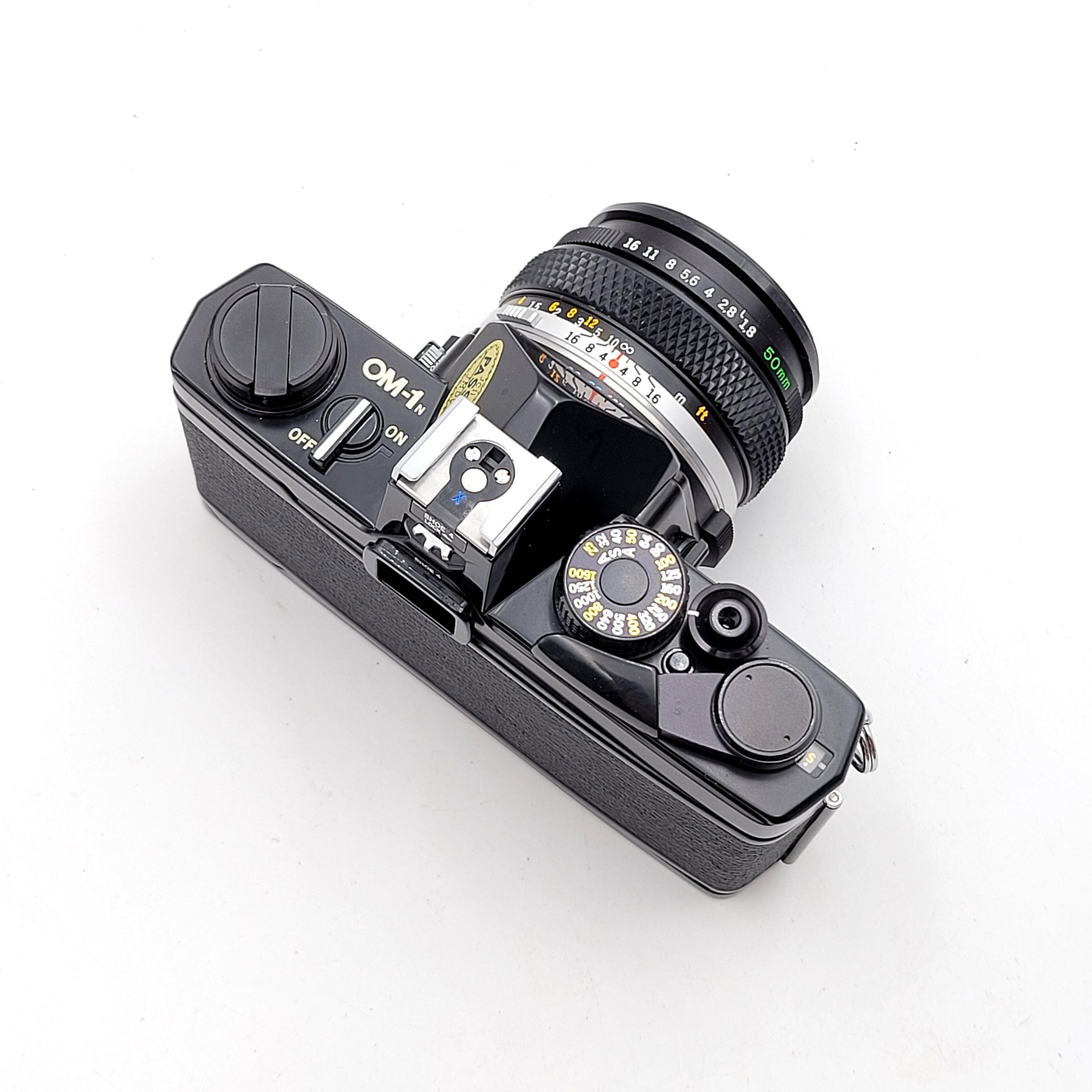 [RARE] Black Olympus OM1n + 50mm F1.8 2 Million serial number ...