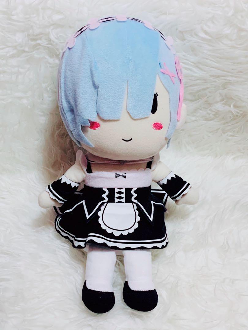 Rem Re Zero Plush, Hobbies & Toys, Toys & Games on Carousell