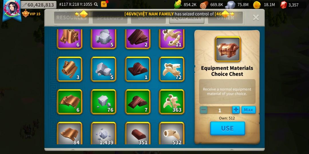 Rise of Kingdoms VIP 15 60M, Video Gaming, Gaming Accessories, Game ...