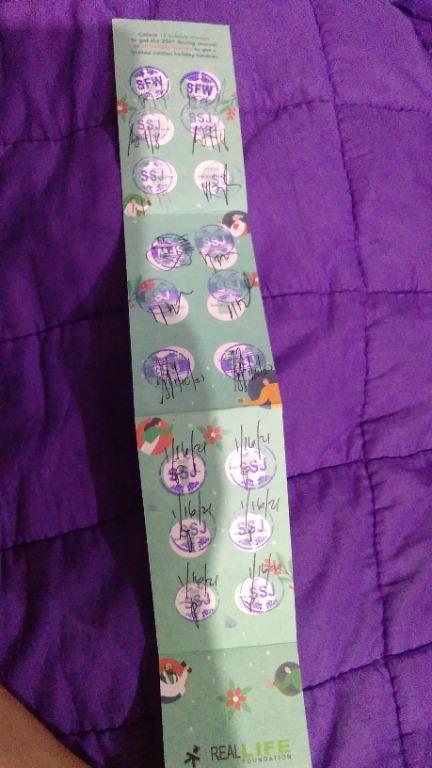 [RUSH SALE] 2021 CBTL COMPLETE Stamp Card, Everything Else, Others on ...