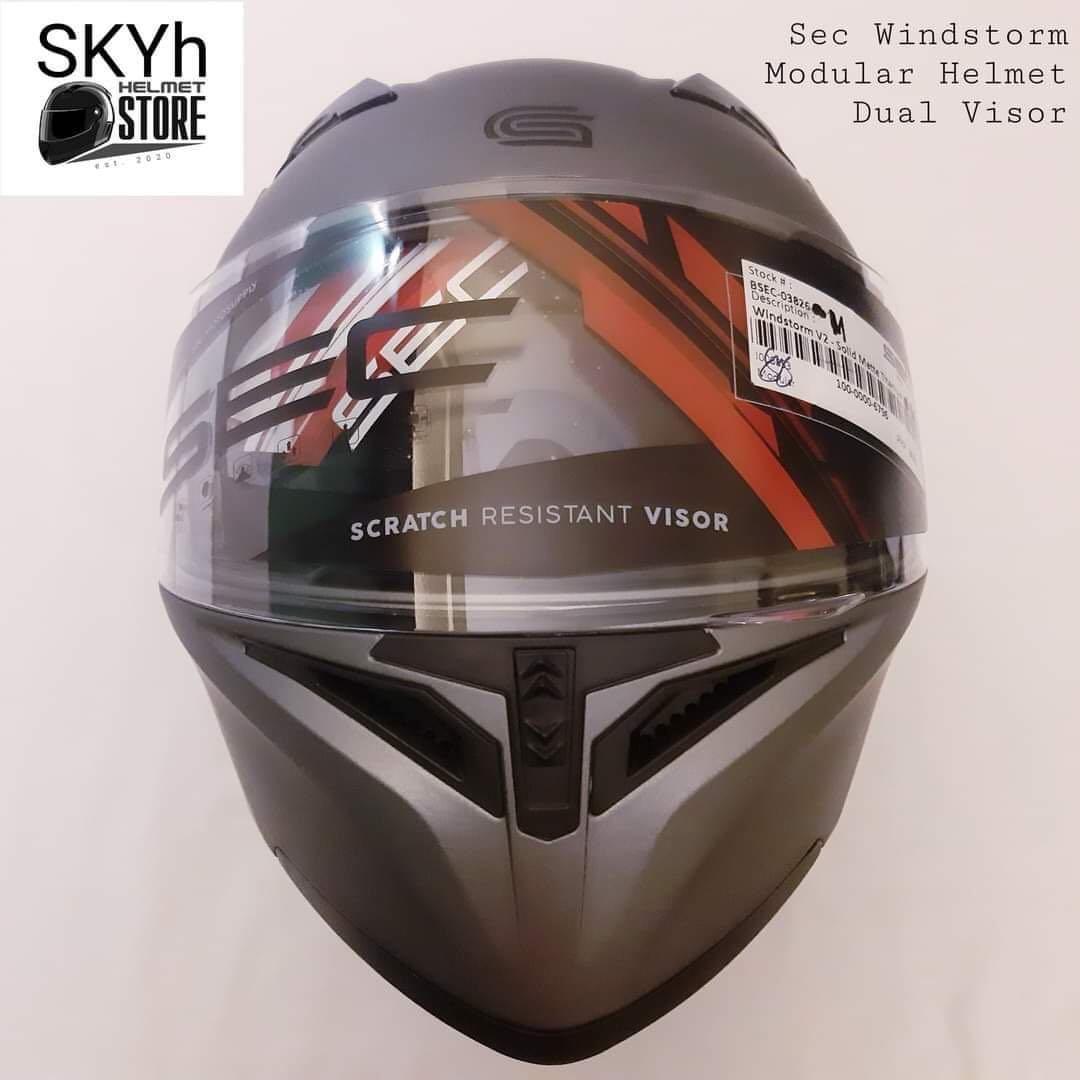 Sec original modular helmet, Motorbikes, Motorbike Parts & Accessories ...