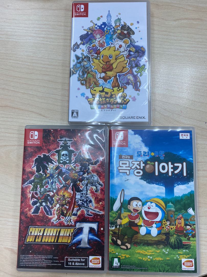 Switch - Chocobo Mystery Dungeon, Super Robot T, Doraemon Story, Video ...