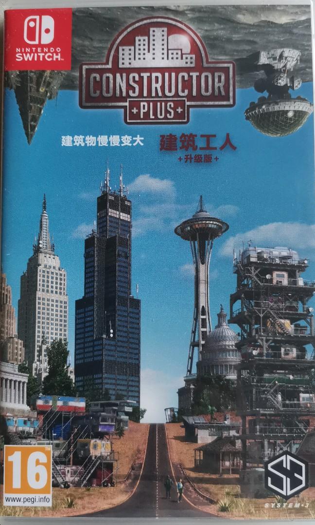 Switch - Constructor plus 建筑工人中文版，pre-owned simulation game, 電子遊戲, 遊戲機 ...