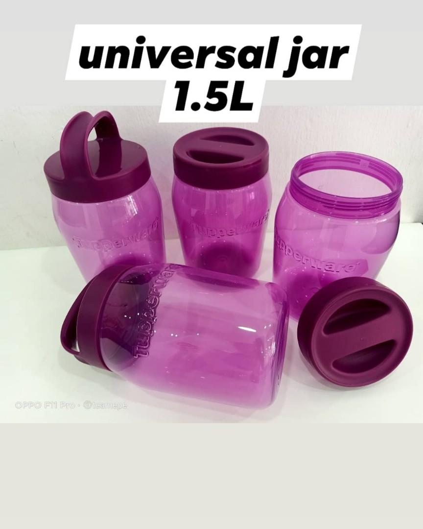 Tupperware Universal Jar 1.5L (4 pcs), Furniture & Home Living ...