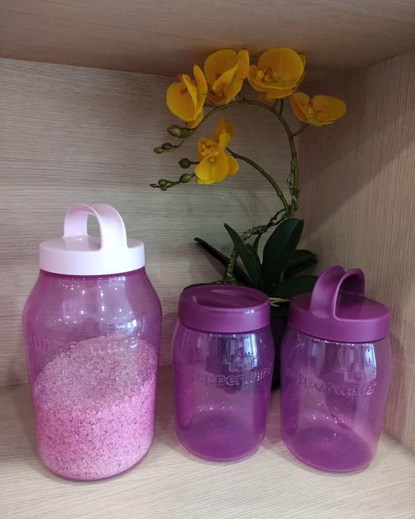 Tupperware Universal Jar 1.5L (4 pcs), Furniture & Home Living ...