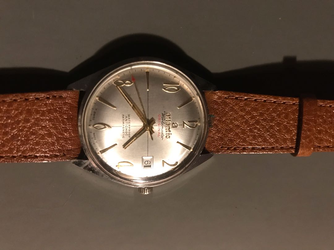 Vintage Watch 1960’s Atlantic Worldmaster, Men's Fashion, Watches ...