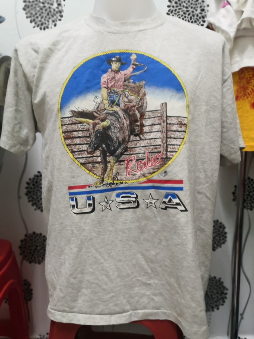 Vtg 90an 00 western horse kuda cowboy, Men's Fashion, Tops & Sets ...