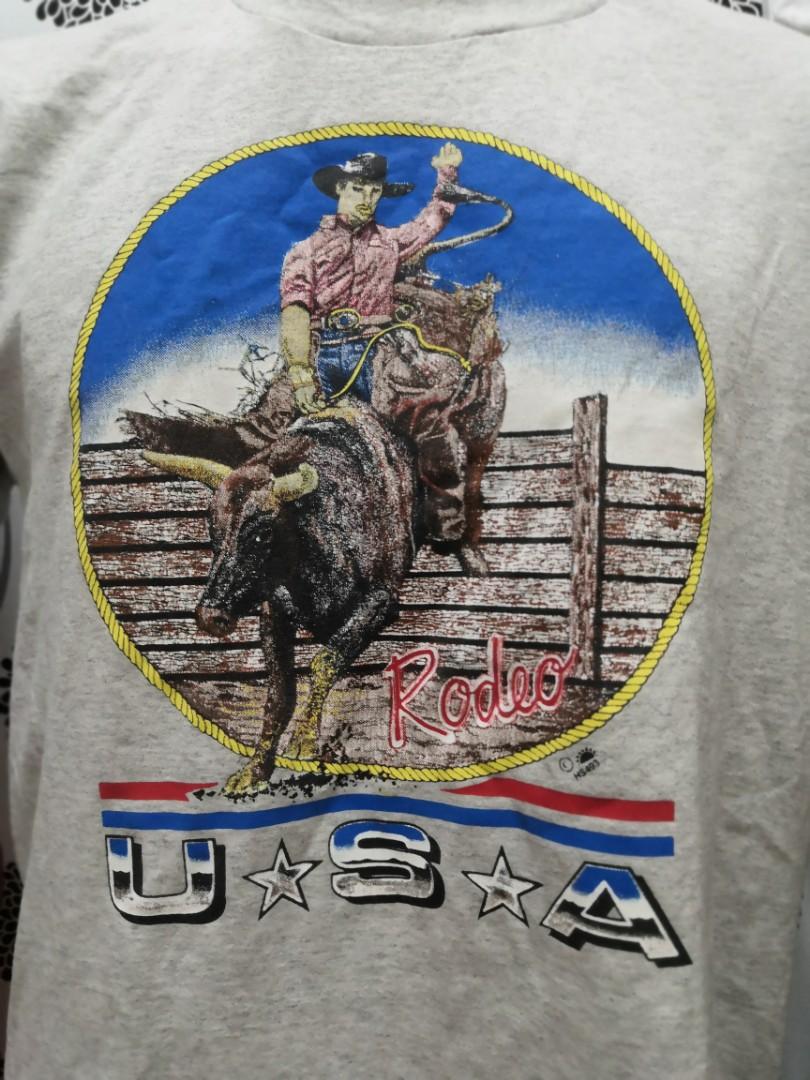 Vtg 90an 00 western horse kuda cowboy, Men's Fashion, Tops & Sets ...