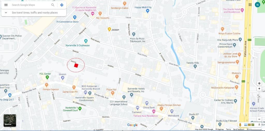 Xavierville 3 Lot w/ old house 47.6M very negotiable, Property, For ...