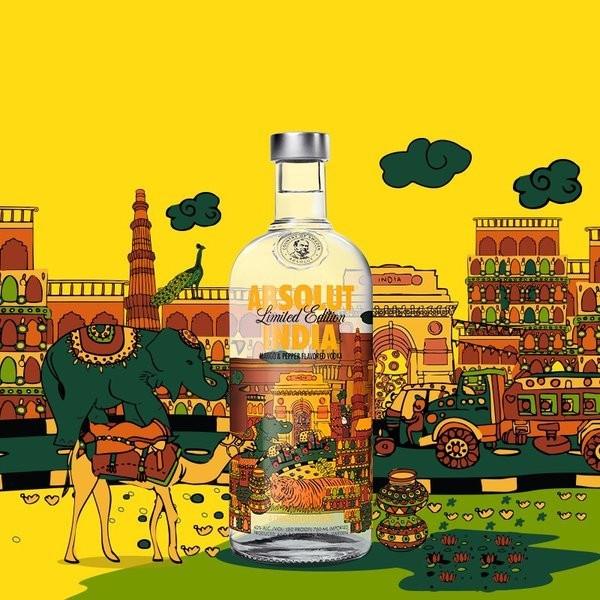 Absolut India Mango Spice Vodka, Food & Drinks, Alcoholic Beverages on ...