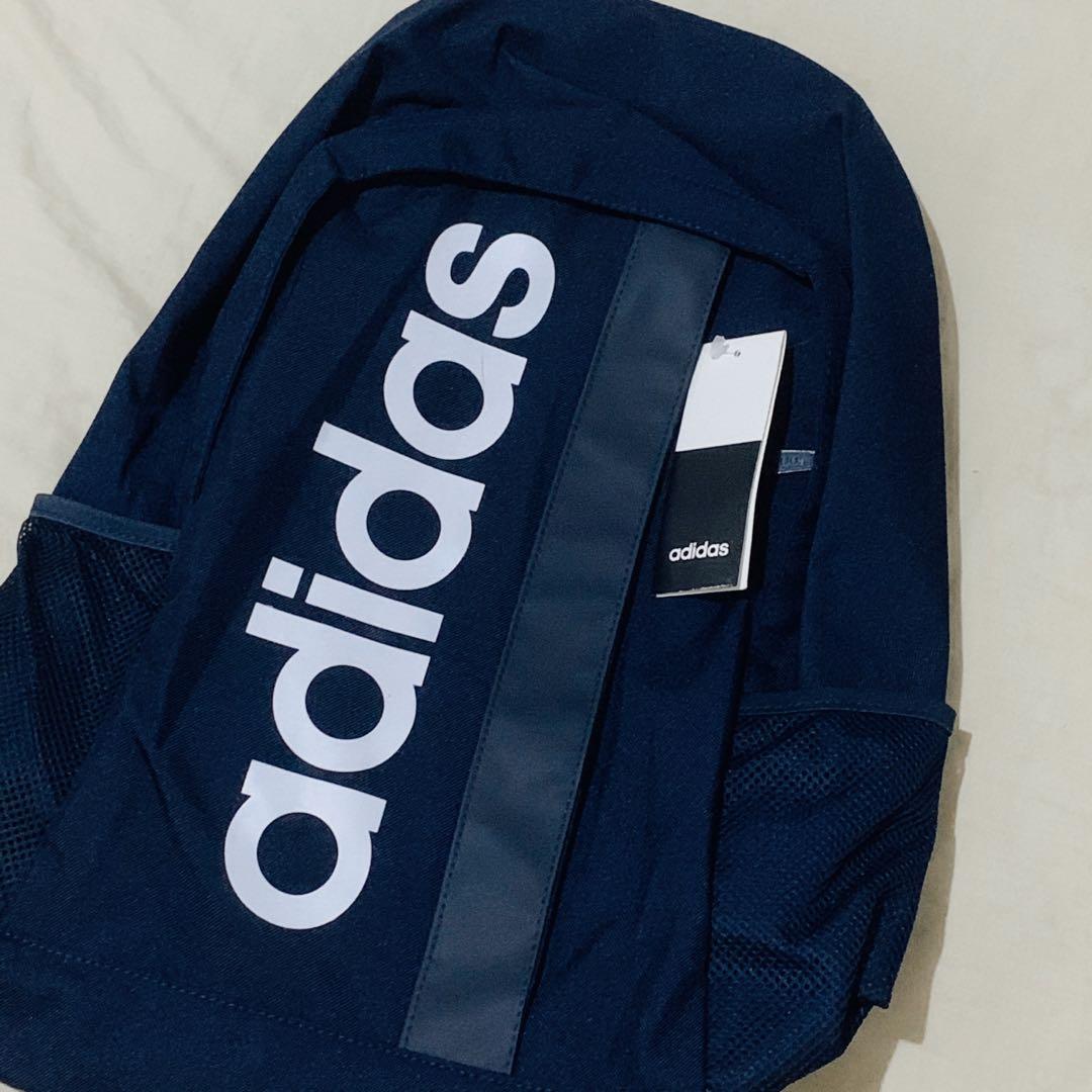 adidas linear core backpack, Men's Fashion, Bags, Backpacks on Carousell