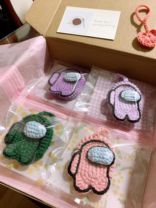 Among Us Trace Together Token Case, Design & Craft, Handmade Craft on ...