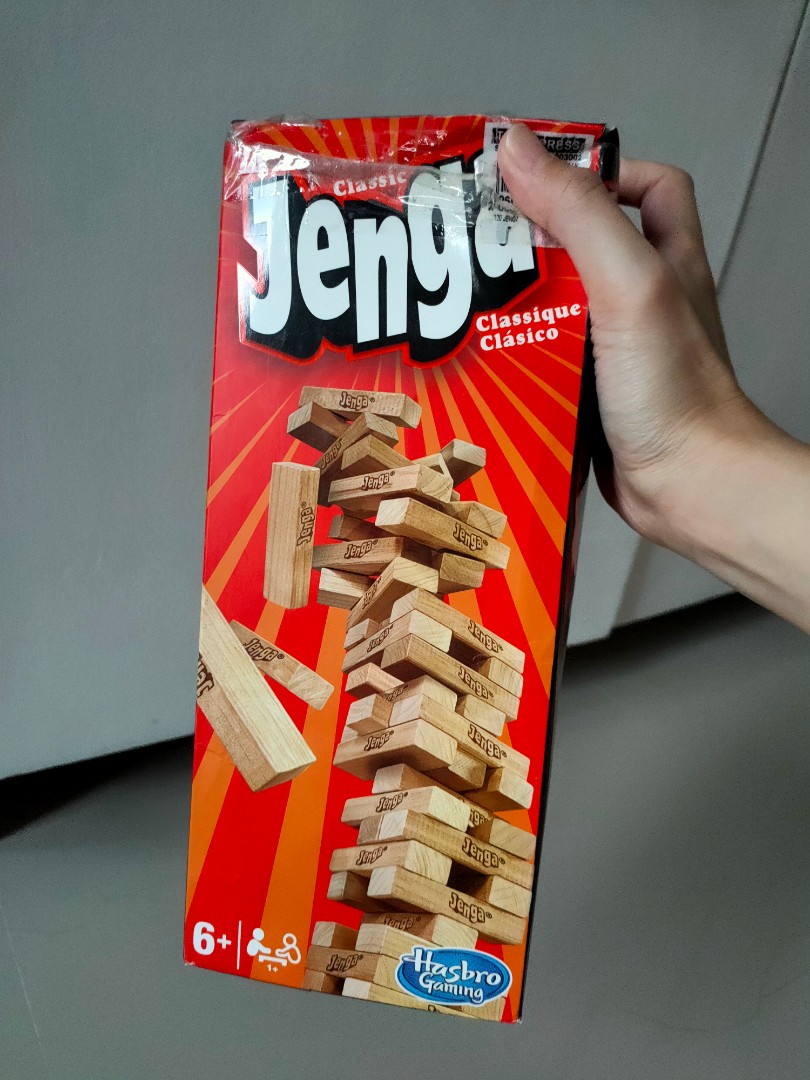 Authentic Jenga wooden, Hobbies & Toys, Toys & Games on Carousell