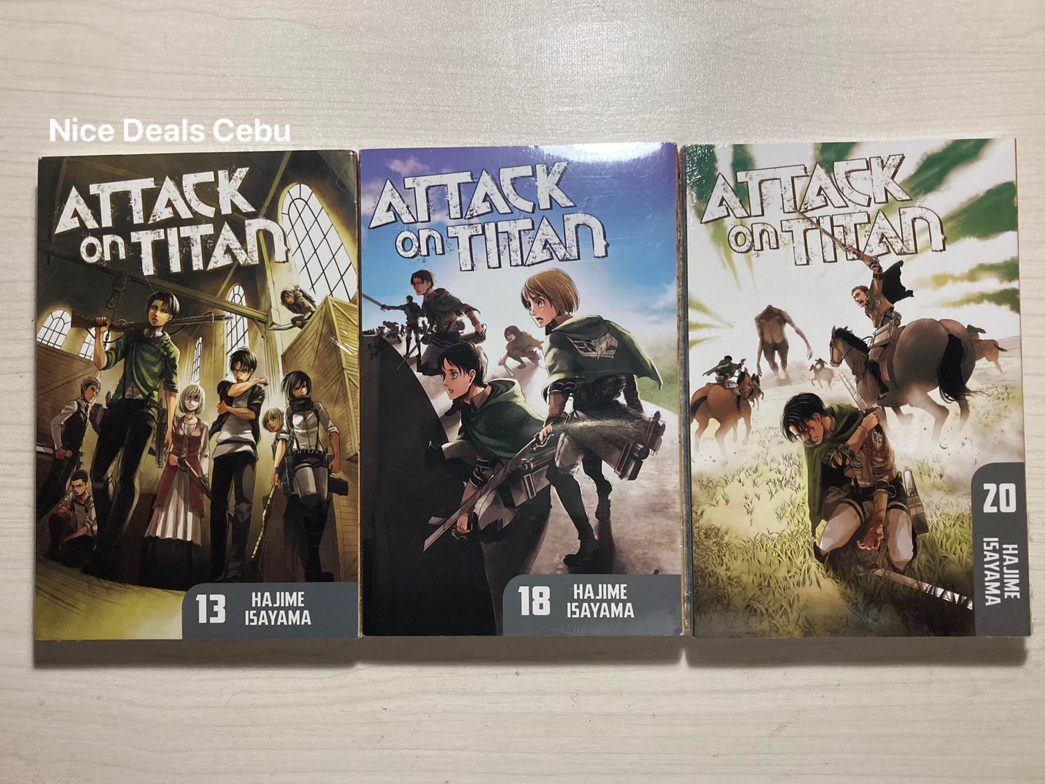 Brand New - Attack on Titan (AOT) Manga Volume 20, Hobbies & Toys ...