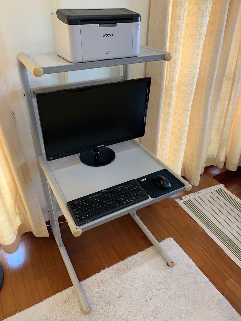 Branded Computer & Printer Table, Furniture & Home Living, Furniture ...