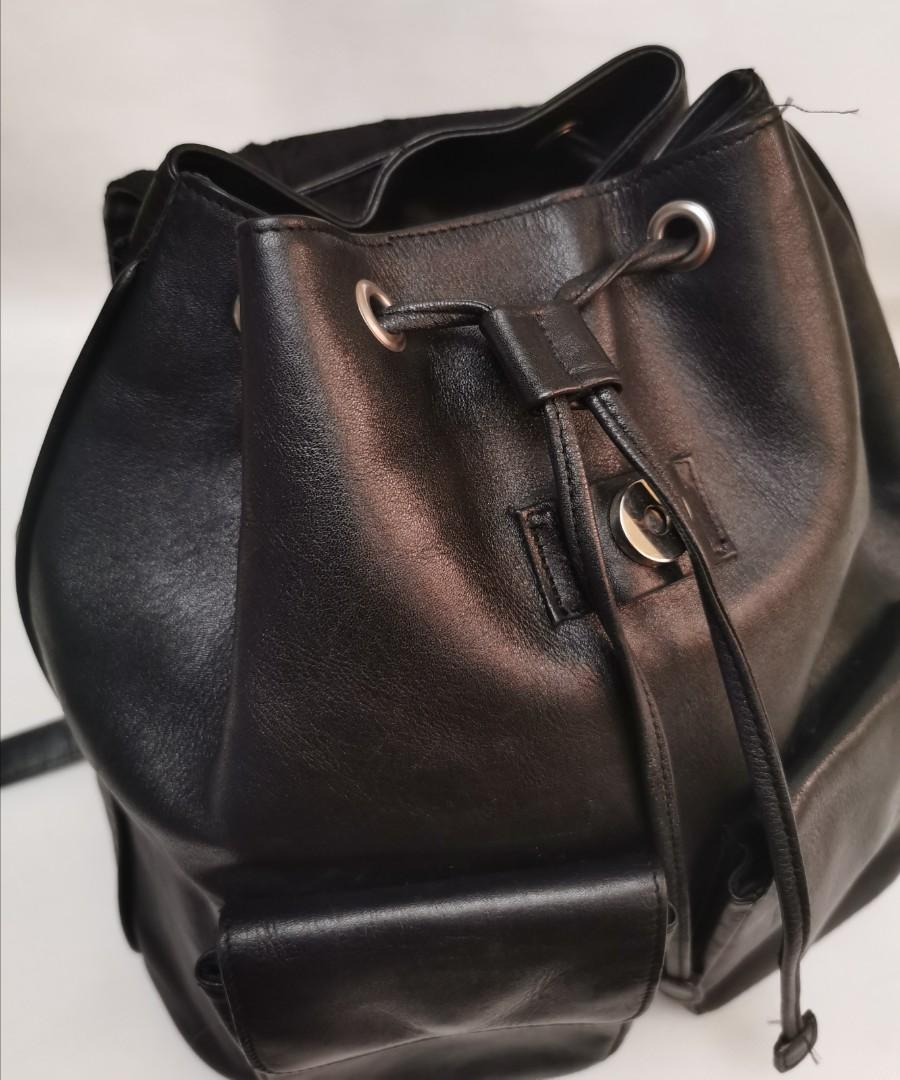 Cesti Leather Backpack, Men's Fashion, Bags, Backpacks on Carousell