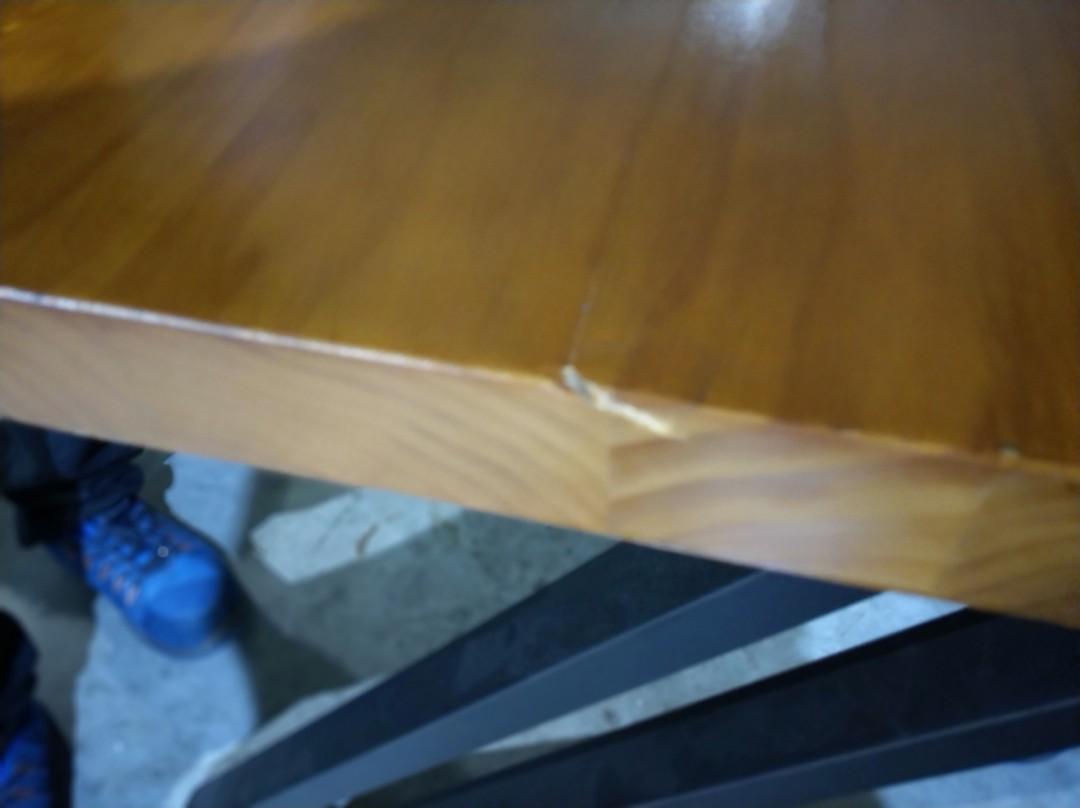 CLANCY INDUSTRI Series Solid Wood Study Table, Furniture & Home Living ...