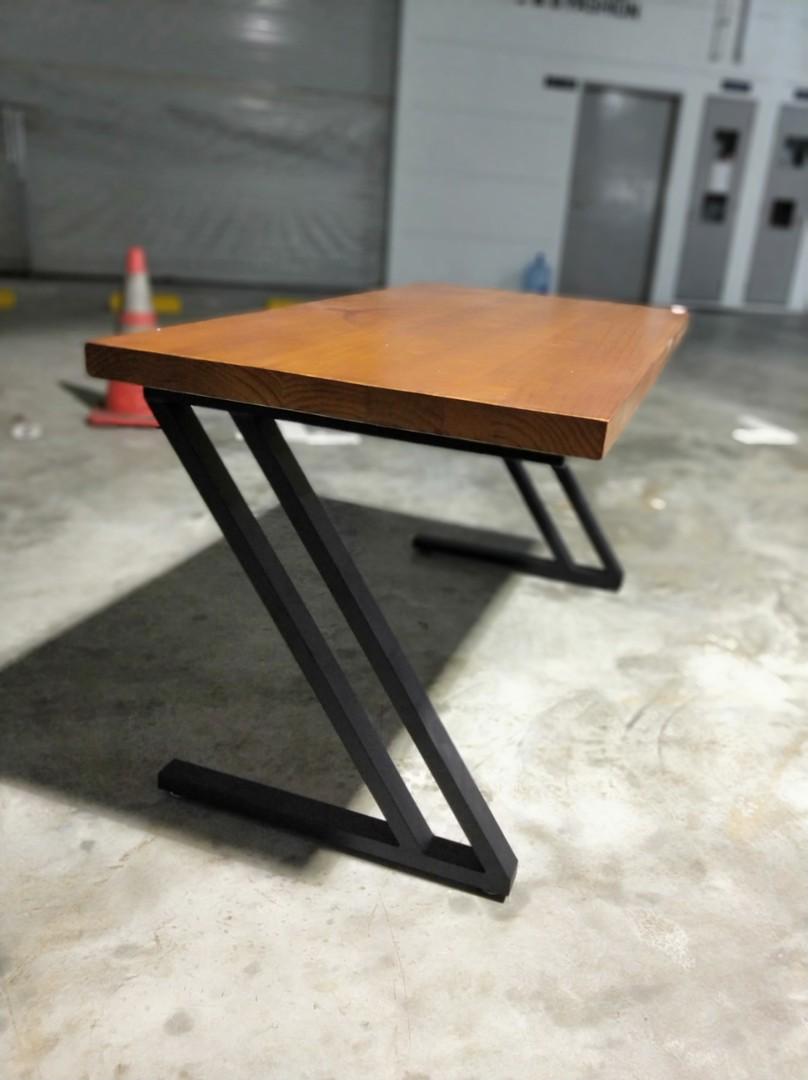 CLANCY INDUSTRI Series Solid Wood Study Table, Furniture & Home Living ...