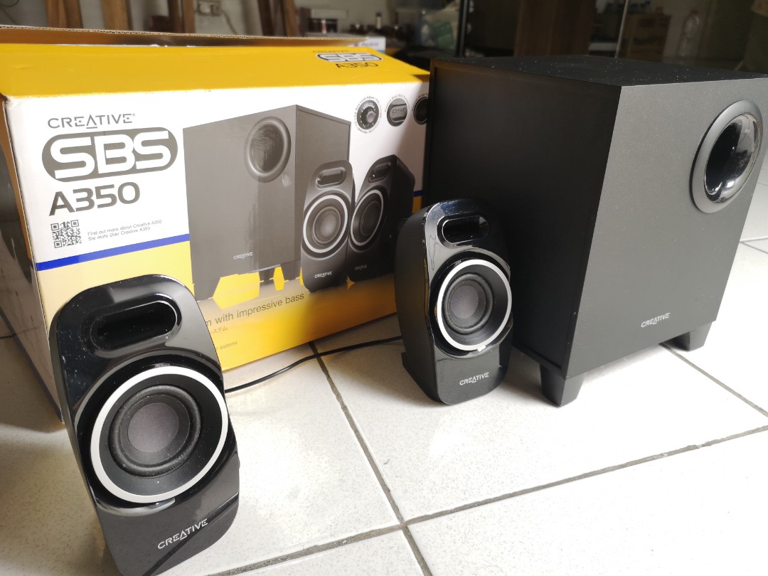 Creative SBS A350 Speaker, Audio, Soundbars, Speakers & Amplifiers on ...