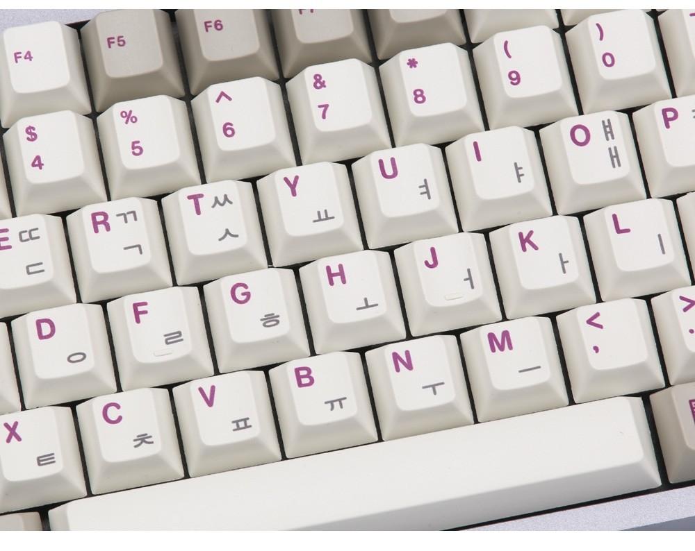 ePBT Purple Grey Hangul keycaps 117 key, Computers & Tech, Parts ...