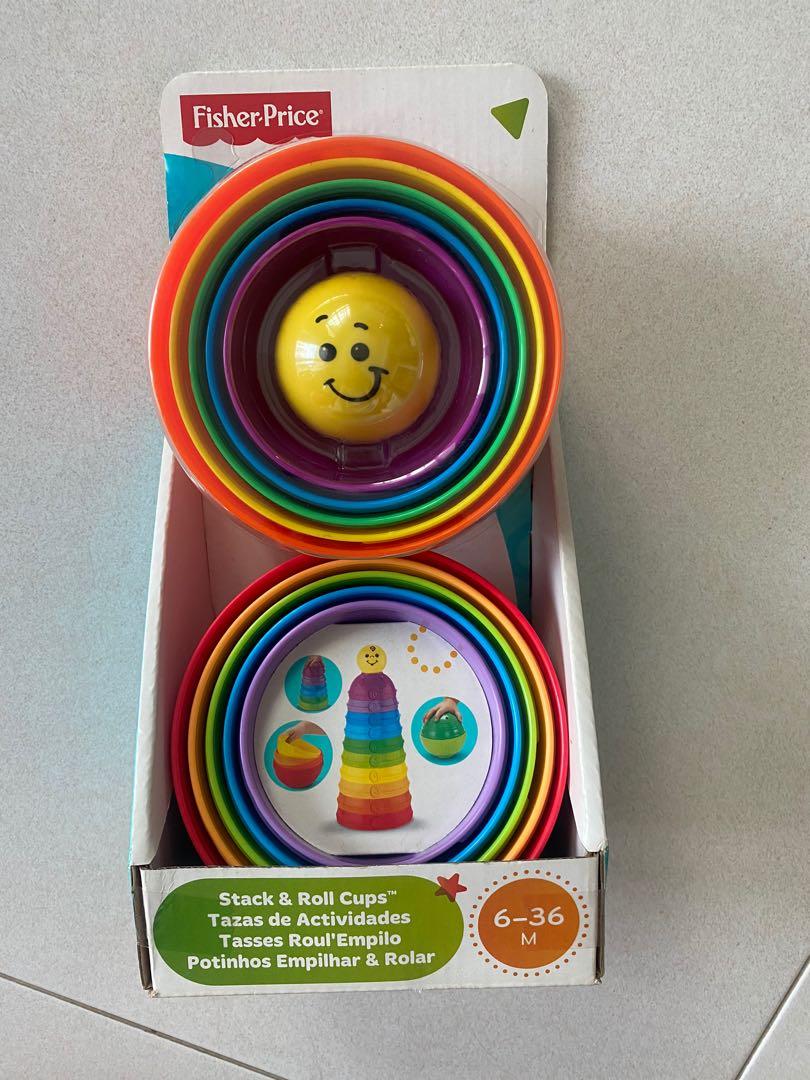 Fisher Price Stack & roll cups, Babies & Kids, Infant Playtime on Carousell