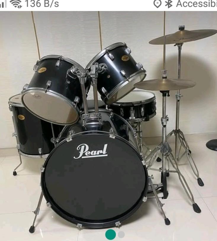 Full drum set, Hobbies & Toys, Music & Media, Musical Instruments on ...