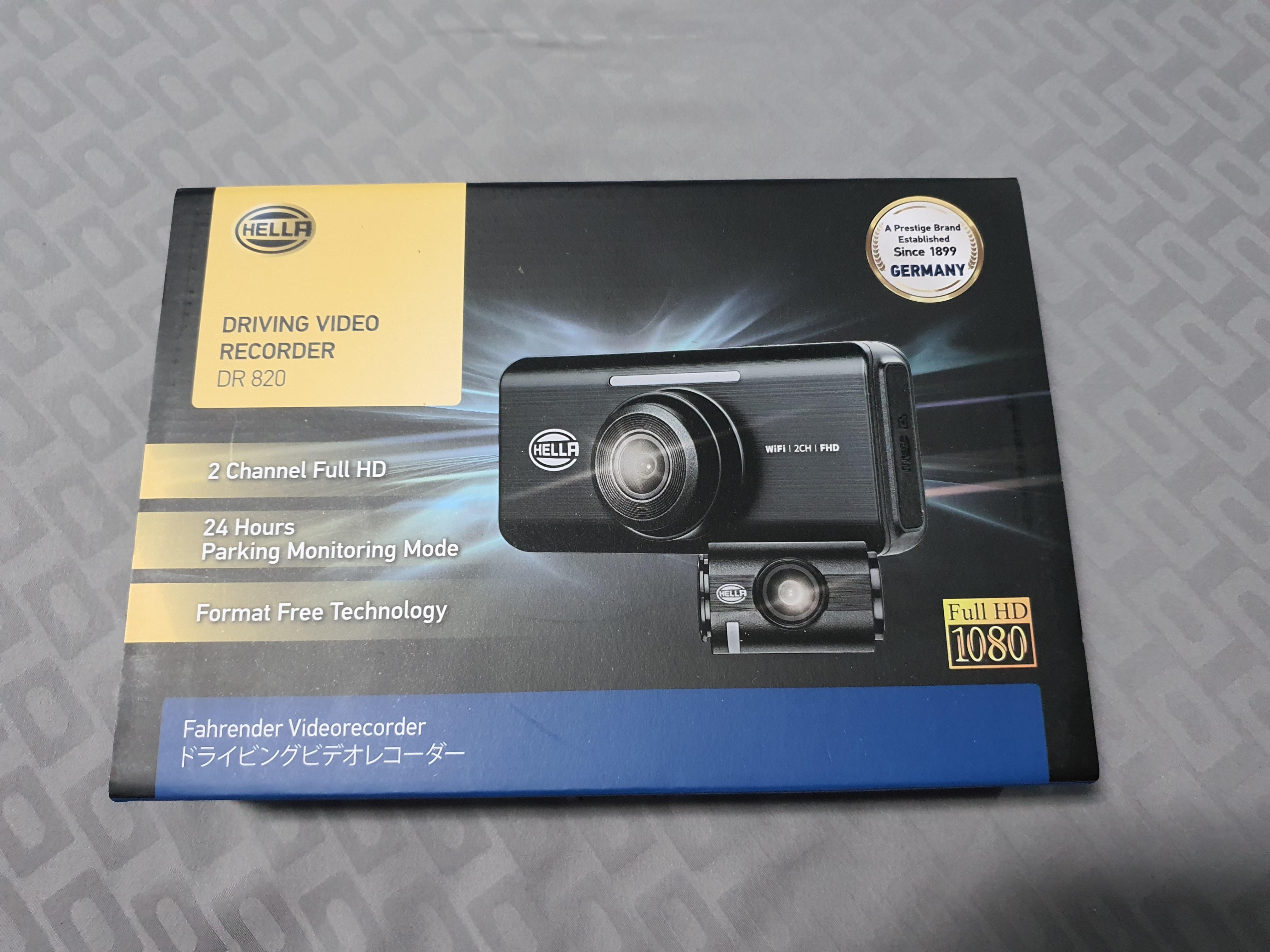 Hella DR820 front and back car cam parking mode, Car Accessories ...