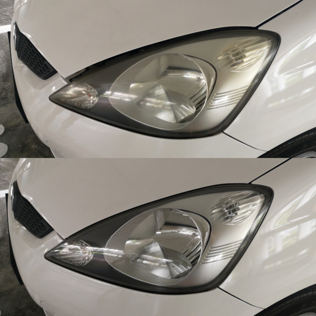 Honda Fit GE6 Headlight Restoration Polish, Car Accessories ...