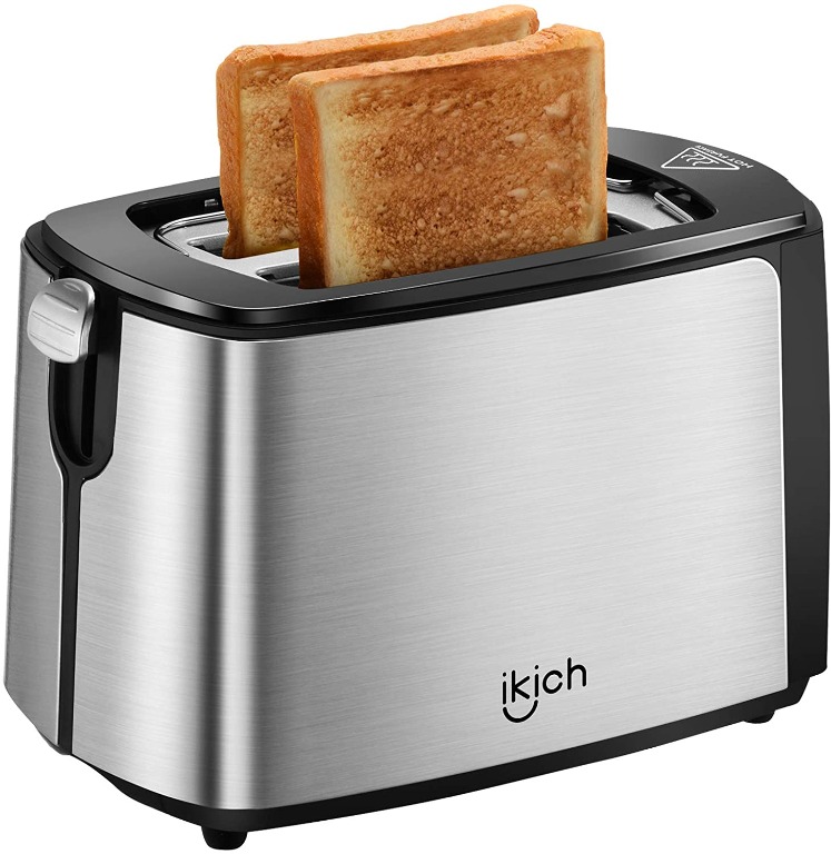 IKICH, 2 Slice Brushed Stainless Steel Toasters, TV & Home Appliances ...