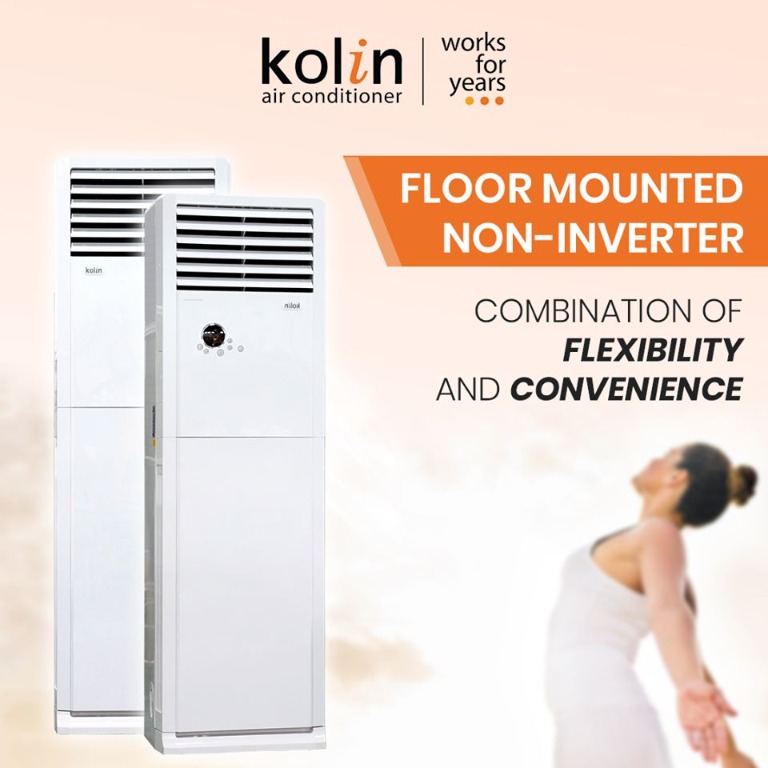 💯BRAND NEW KOLIN Floor Mounted aircon Regular line up 3tr (4hp)and 5tr ...