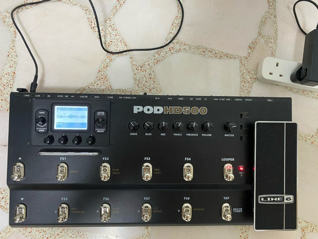 Line 6 POD HD 500, Hobbies & Toys, Music & Media, Musical Instruments ...