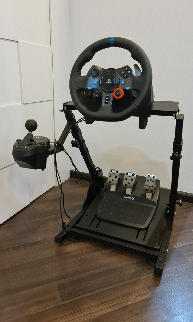 Logitech G29 + H Shifter + Wheel Stand, Video Gaming, Gaming ...