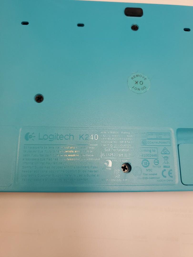 Logitech Wireless | Mouse K212 | Keyboard K240, 電腦＆科技, 電腦周邊及配件, 電腦鍵盤及相關 ...
