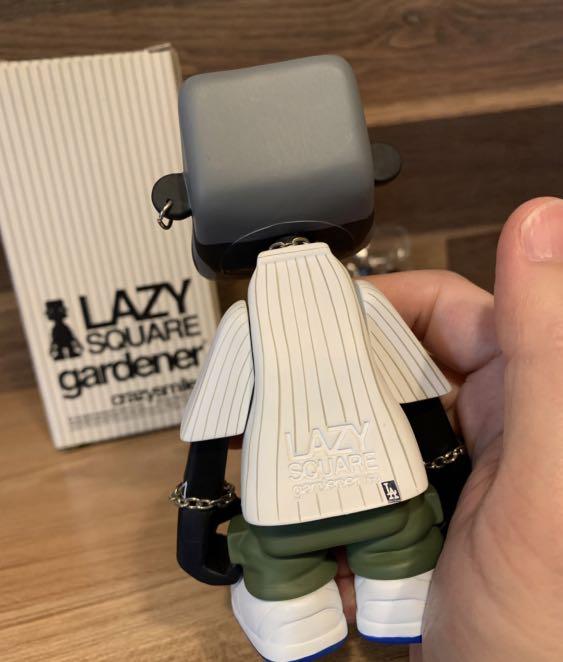 Michael Lau / Gardener Lazy Square 搪膠 figure How2work LMF, 興趣及遊戲, 玩具 ...